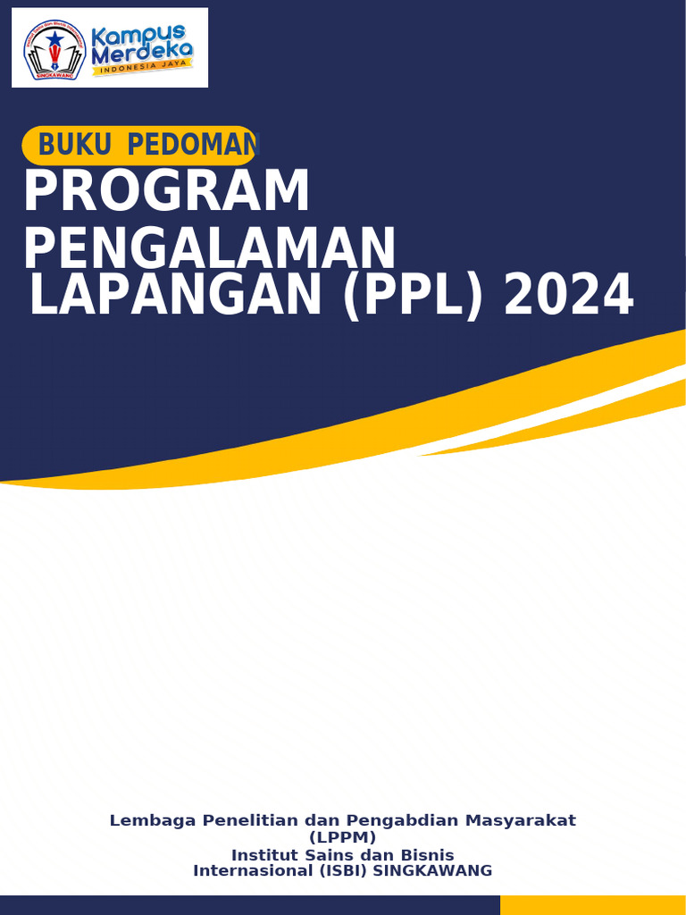 Buku Pedoman PPL 2024-2025 | PDF