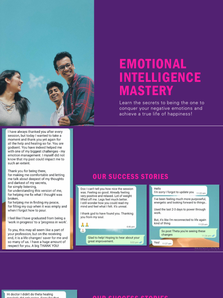Emotional Intelligence Mastery BROCHURE | PDF