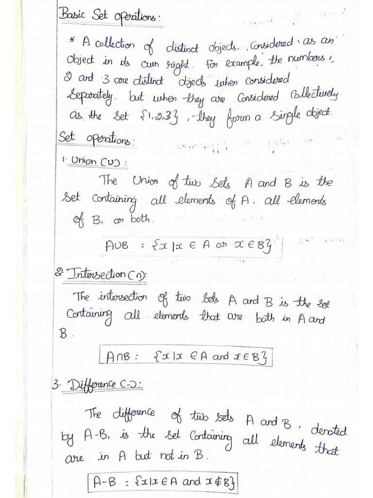 Set Theory Assignment | PDF
