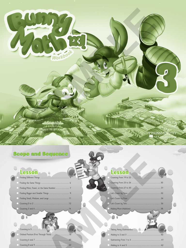 Bunny Math WB 3 | PDF