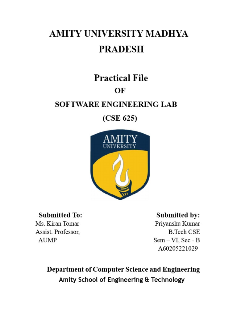 Priyanshu - Kumar (SE File) | PDF