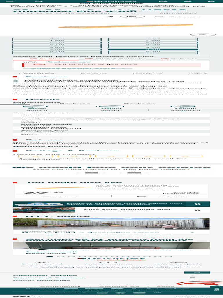 90 X 35mm Framing MGP10 Untreated Pine 4.8m - Bun | PDF