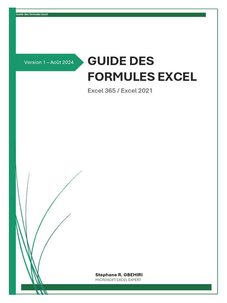 Guide Des Formules Excel | PDF