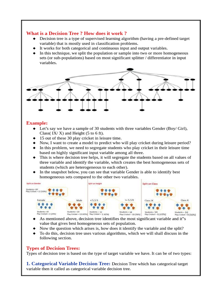 Decision Tree | PDF