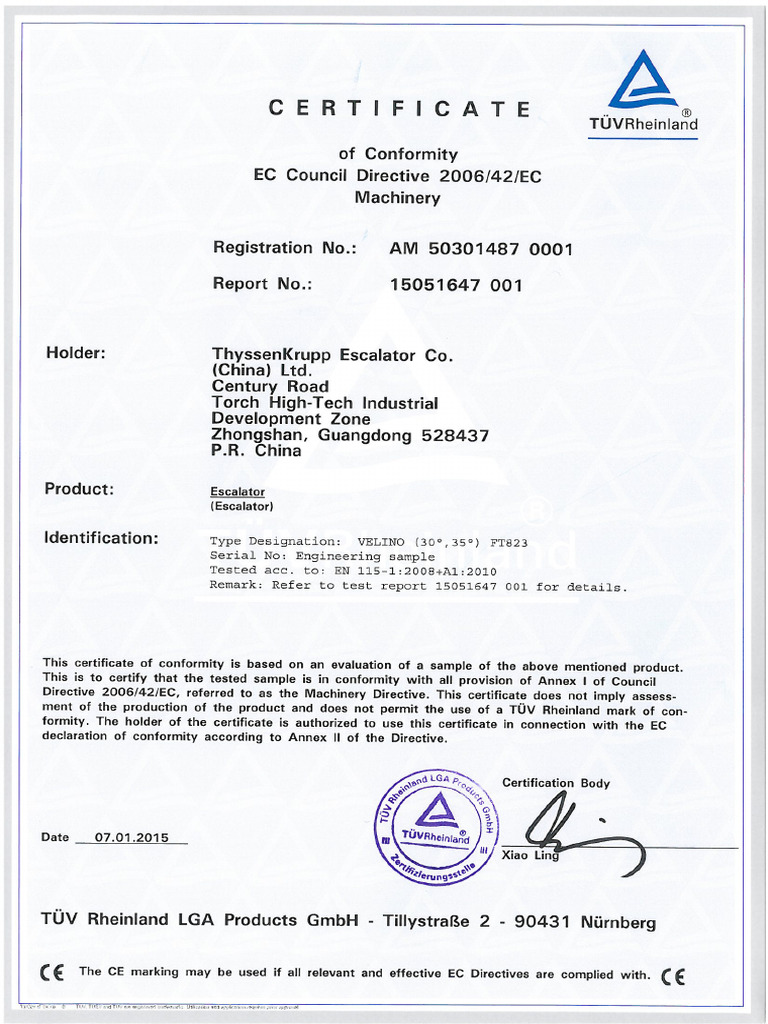 Velino Certificate | PDF