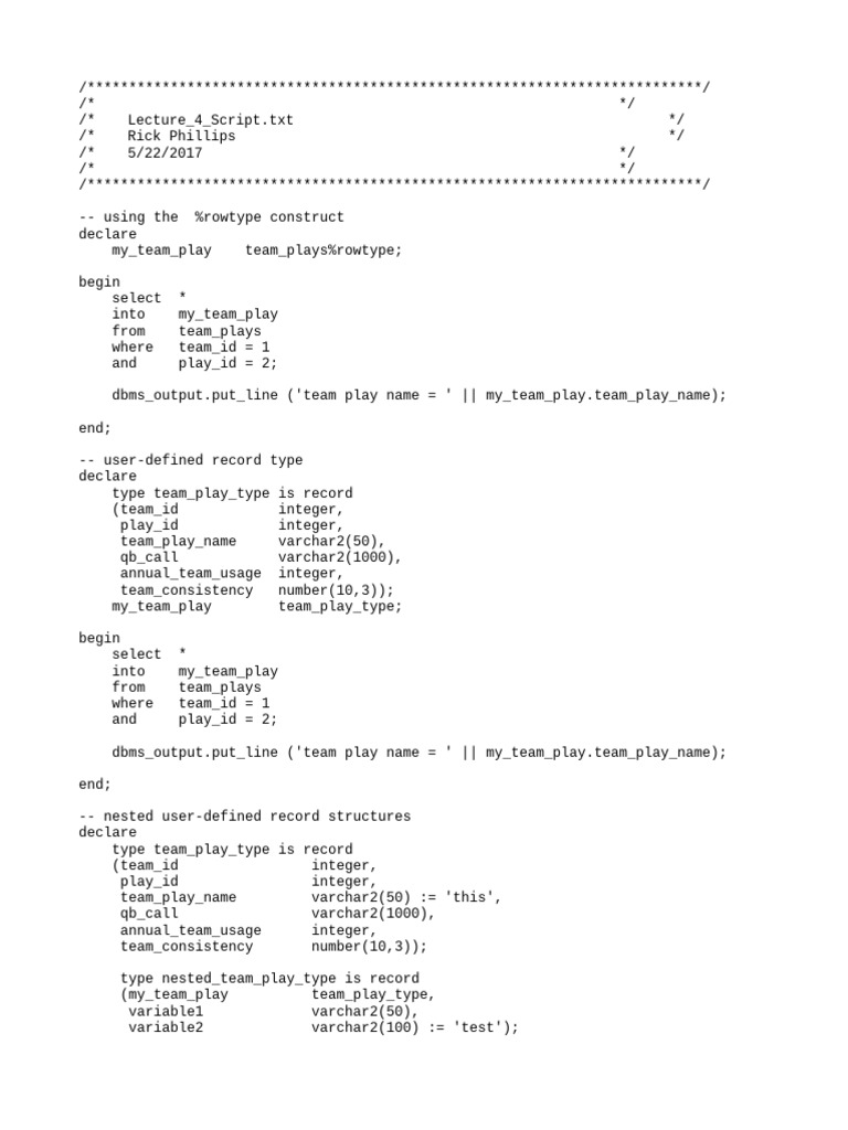 Lecture 4 Script | PDF