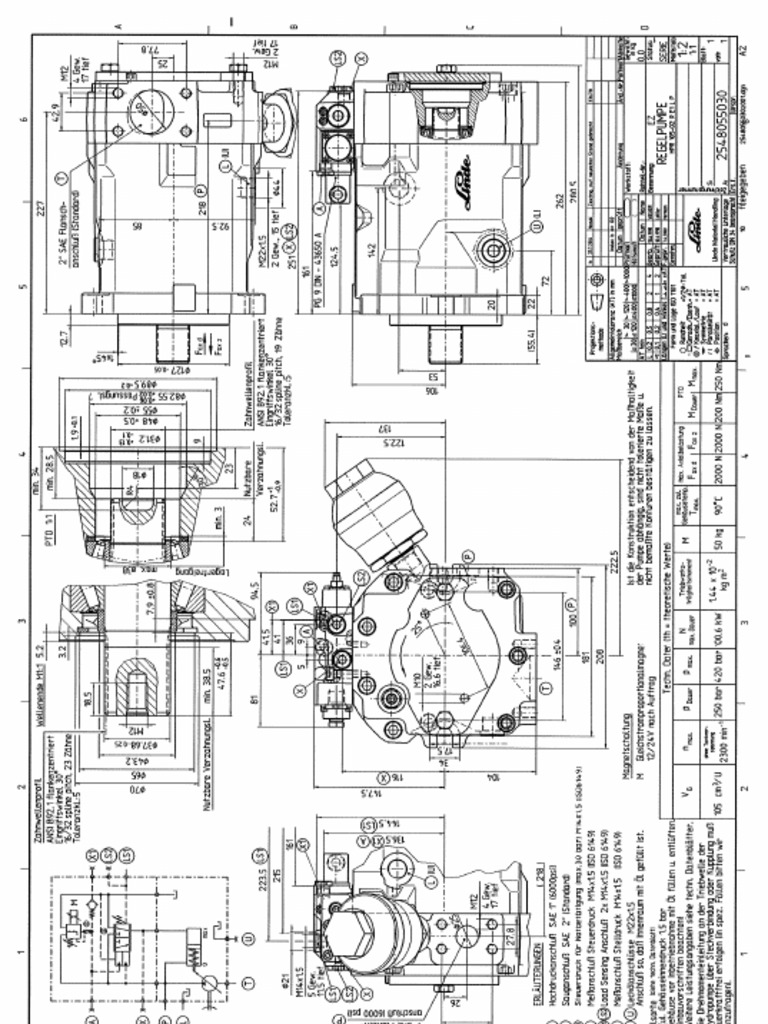 Plan Pompe HPR105 | PDF