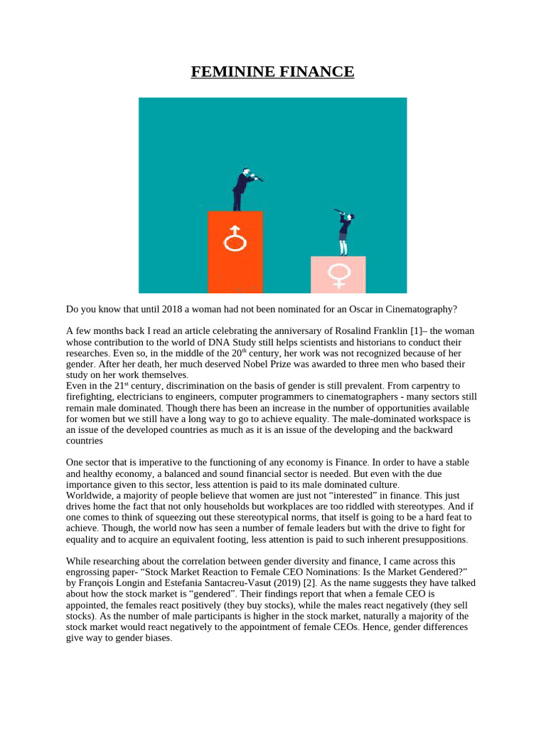 Feminine Finance | PDF