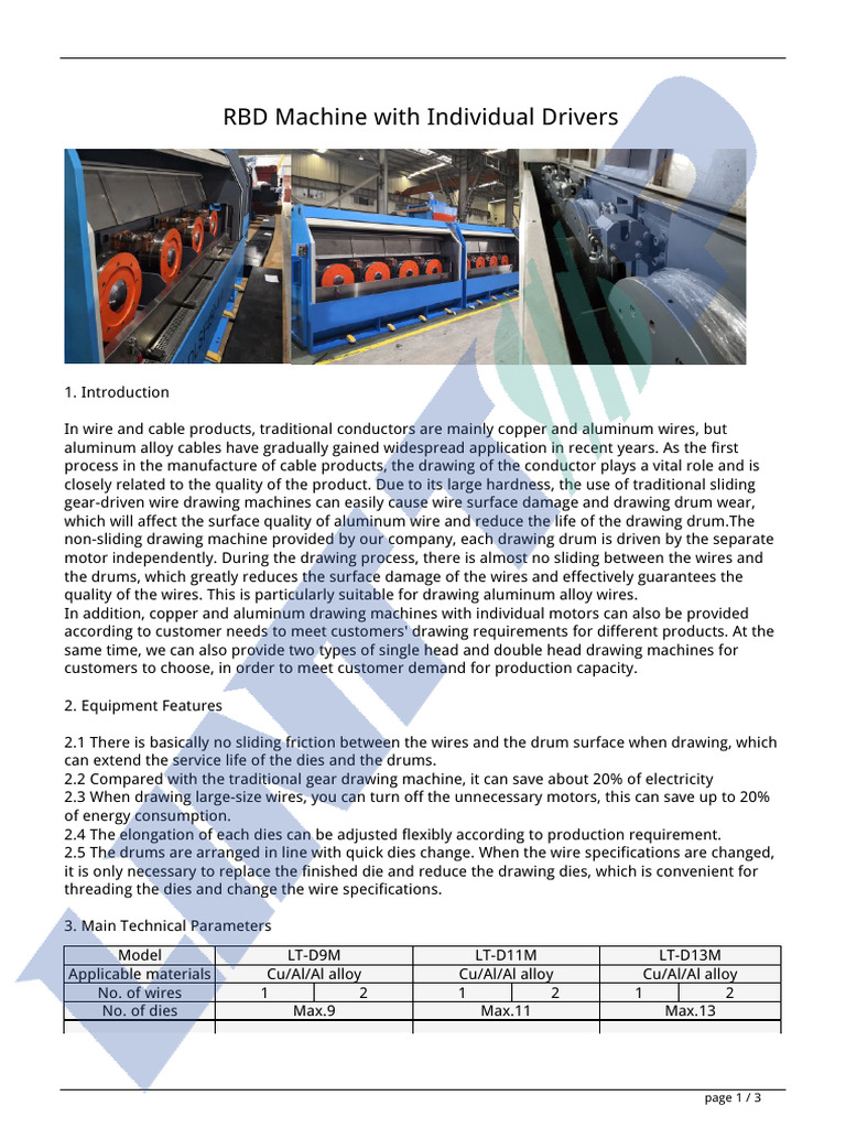 RBD Machine With Individual Drivers | PDF