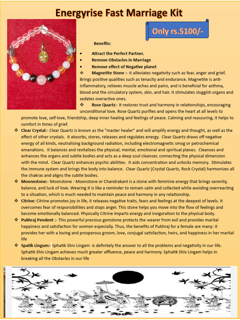 Fast Marriage Kit | PDF