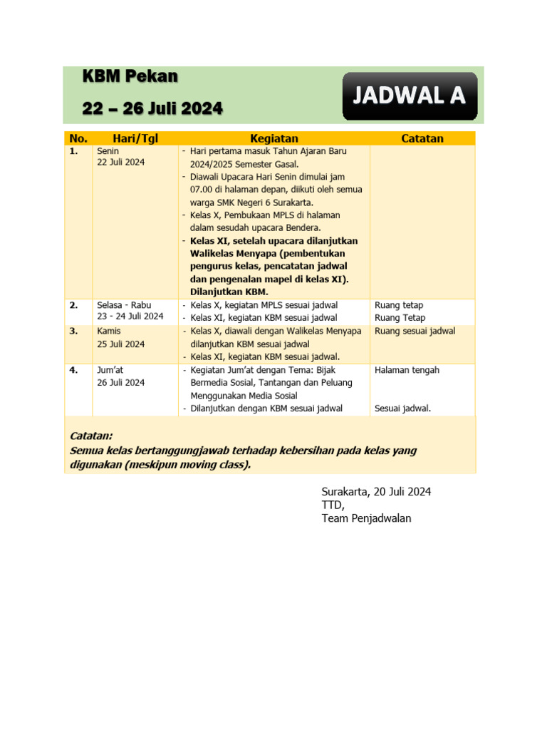 1 Info KBM 22-26 Juli | PDF