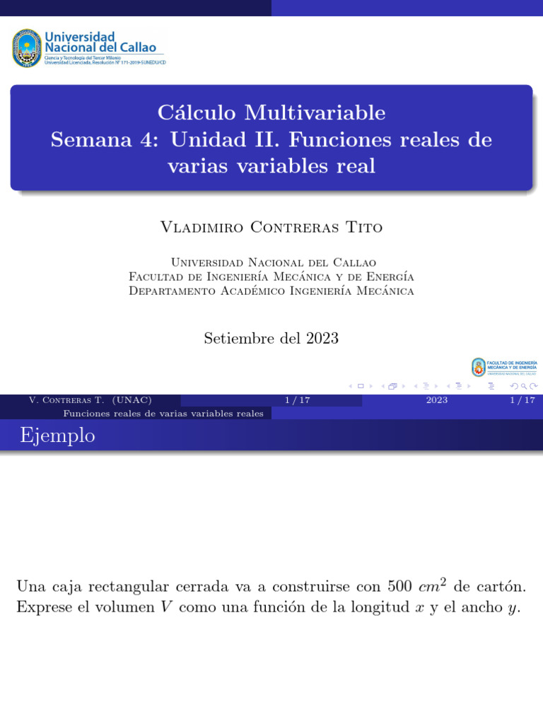 Cal Mul 2023 B Semana 4 Clase 1 | PDF