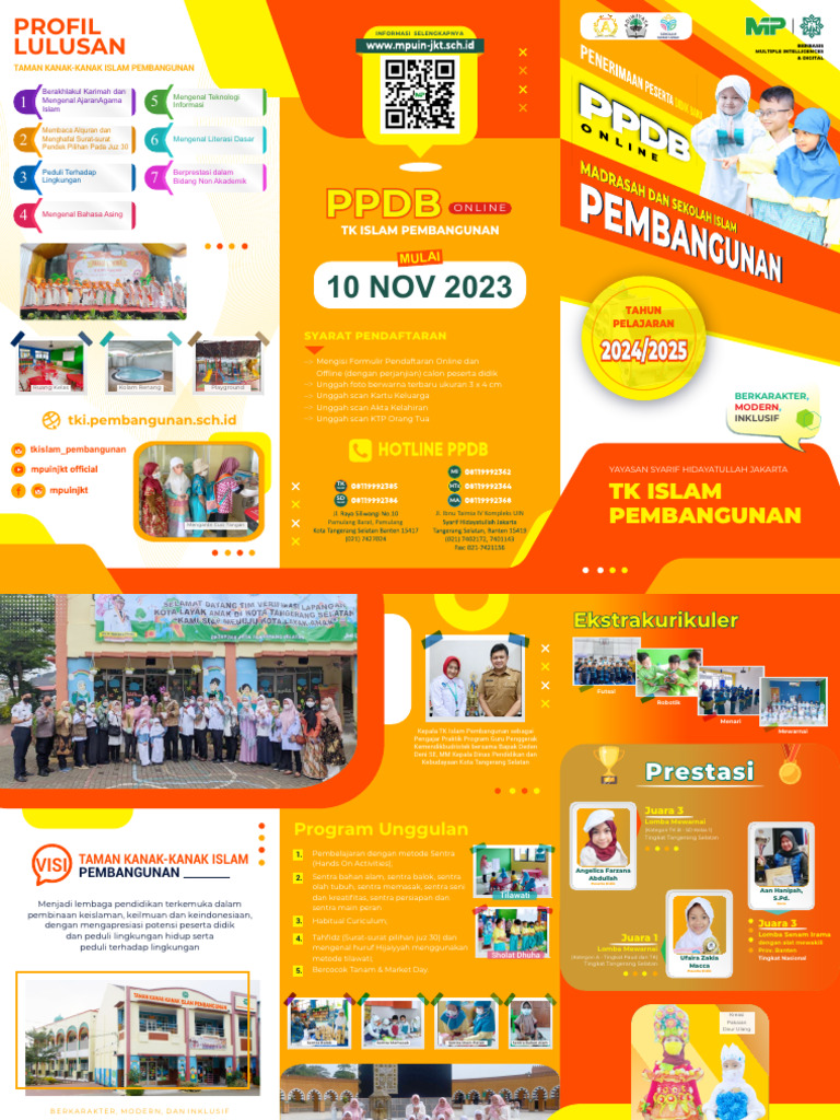 Brosur PPDB TK Islam 24-25 | PDF