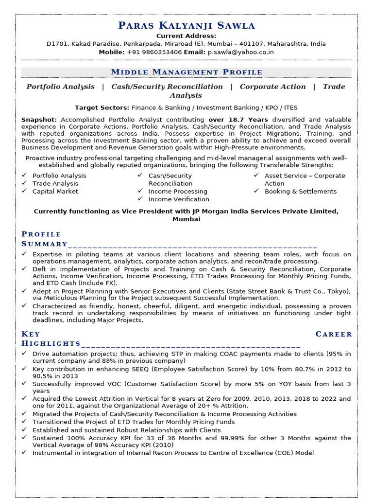 Naukri ParasSawla (19y 0m) | PDF