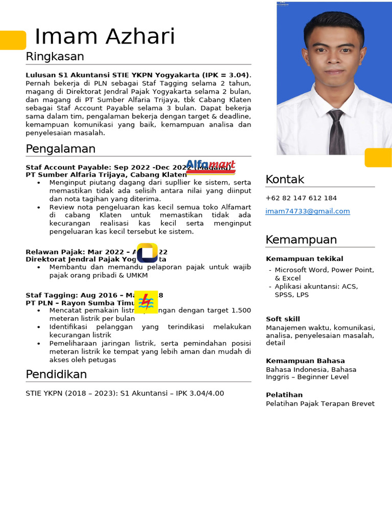 CV Template 0004 v1 | PDF