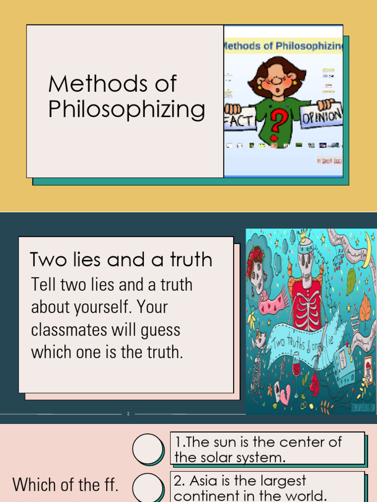 Methods of Philosophizing | PDF | Truth | Reason