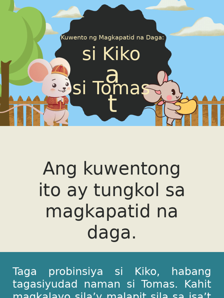 Ang Magkapatid Na Daga | PDF