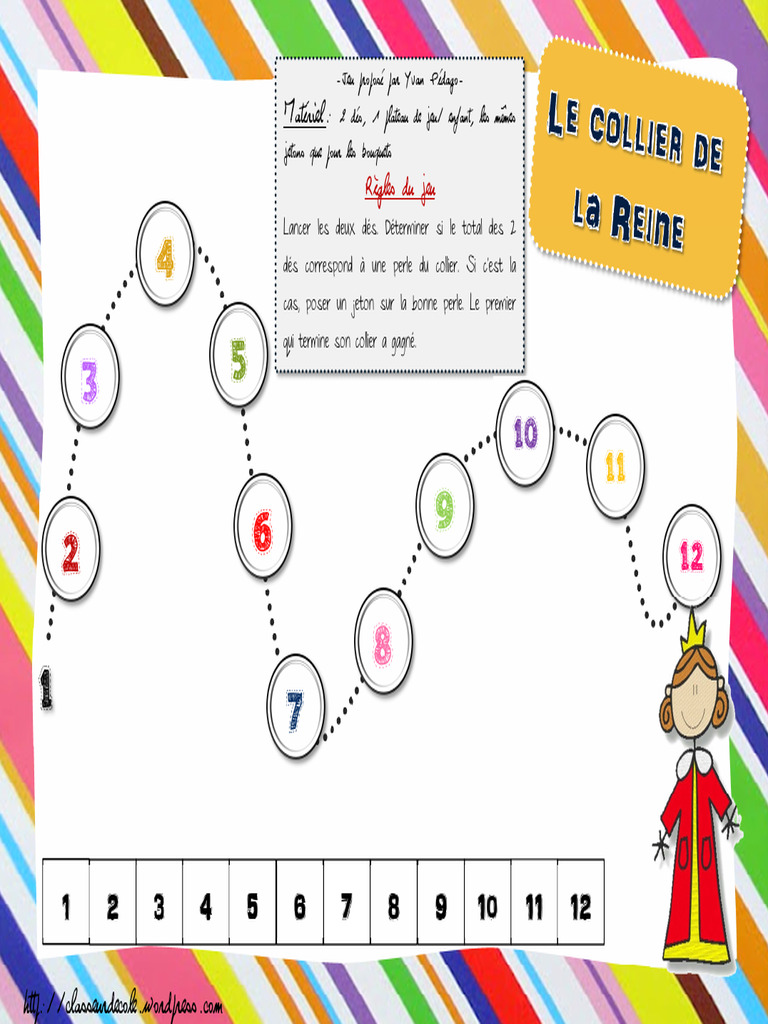 Cycle 1 p1 Jeu Du Collier de La Reine Gs | PDF