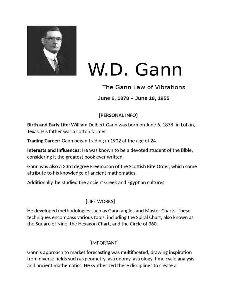 William D Gann | PDF