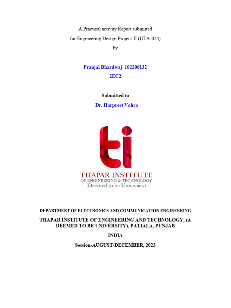 Pranjal Assignment 1 | PDF