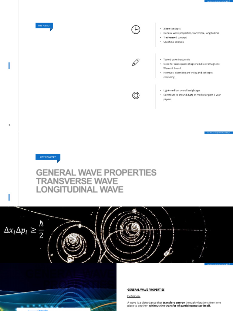 (PHY) Chapter 12 - General Wave Properties-Mujtaba | PDF | Waves | Wavelength