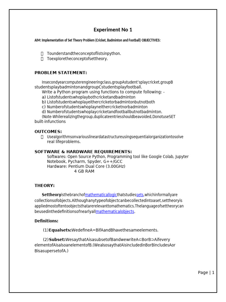 DSL Lab Manual | PDF