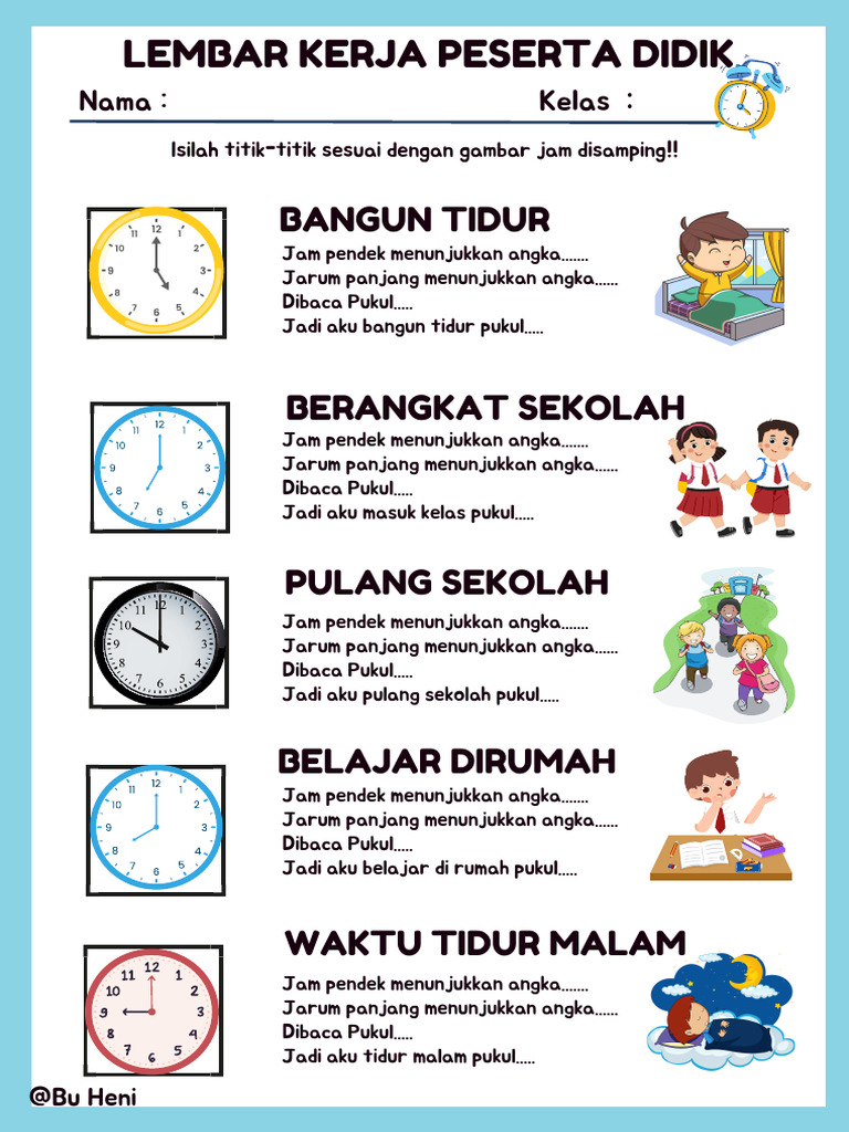 LKPD Jam Komplit | PDF