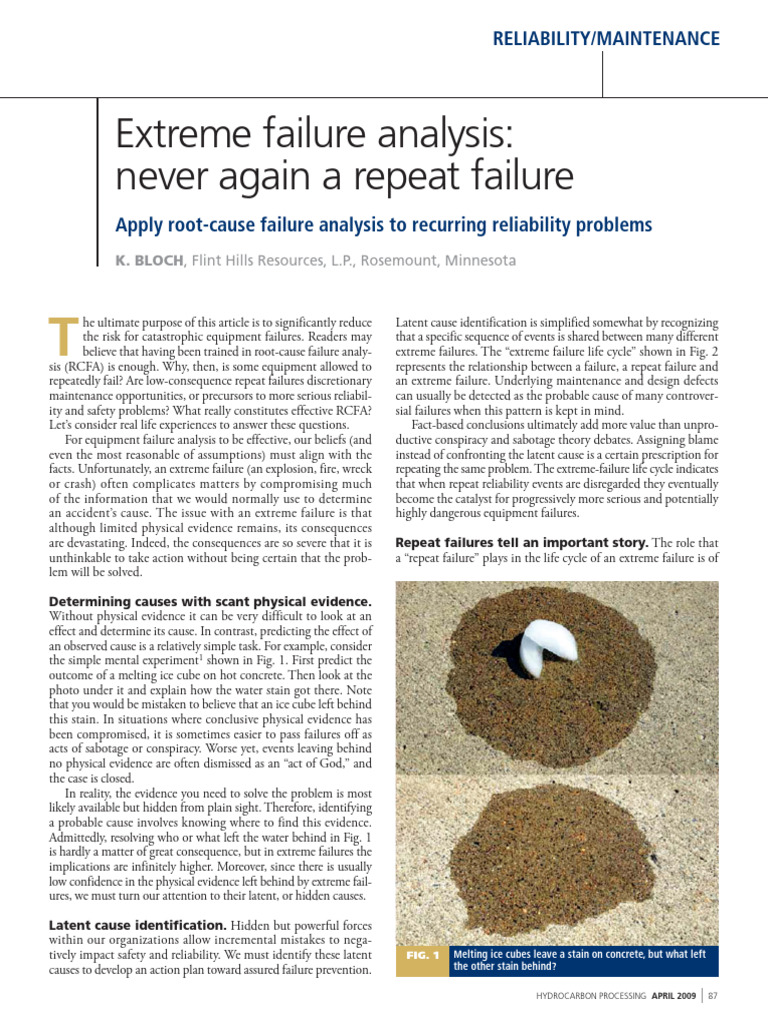 Extreme Failure Analysis | PDF