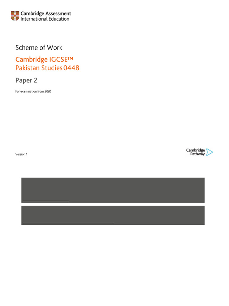 0448 Scheme of Work Paper 2 (For Examination From 2020) | PDF | Rain ...