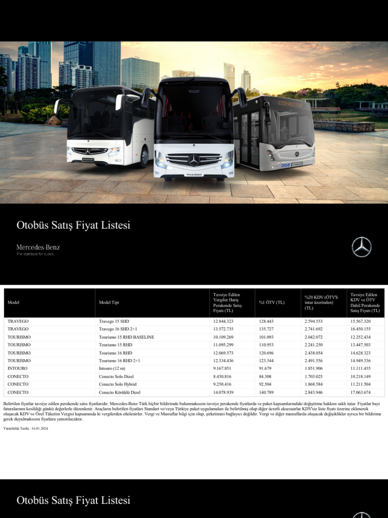 PdfFiles Otobus Fiyat Listesi 20240116084448 | PDF