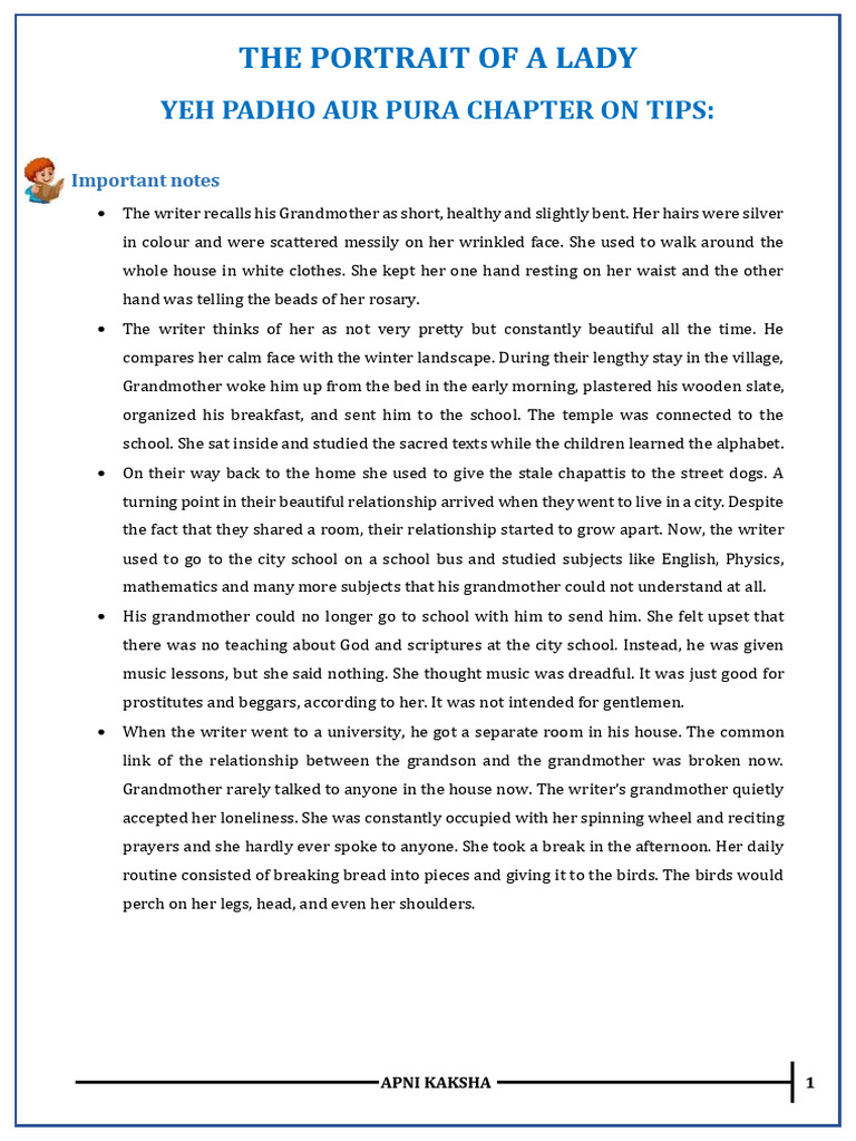 The Portrait of A Lady | PDF