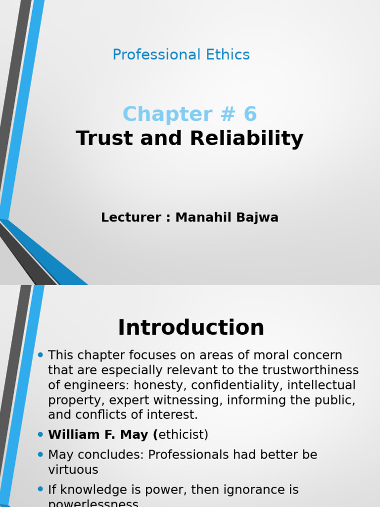 Chapter 6 Professional Ethics | PDF