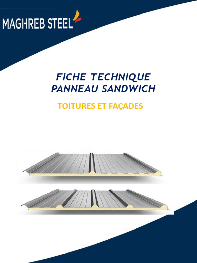 Fiche Technique Panneau Sandwich V2 | PDF