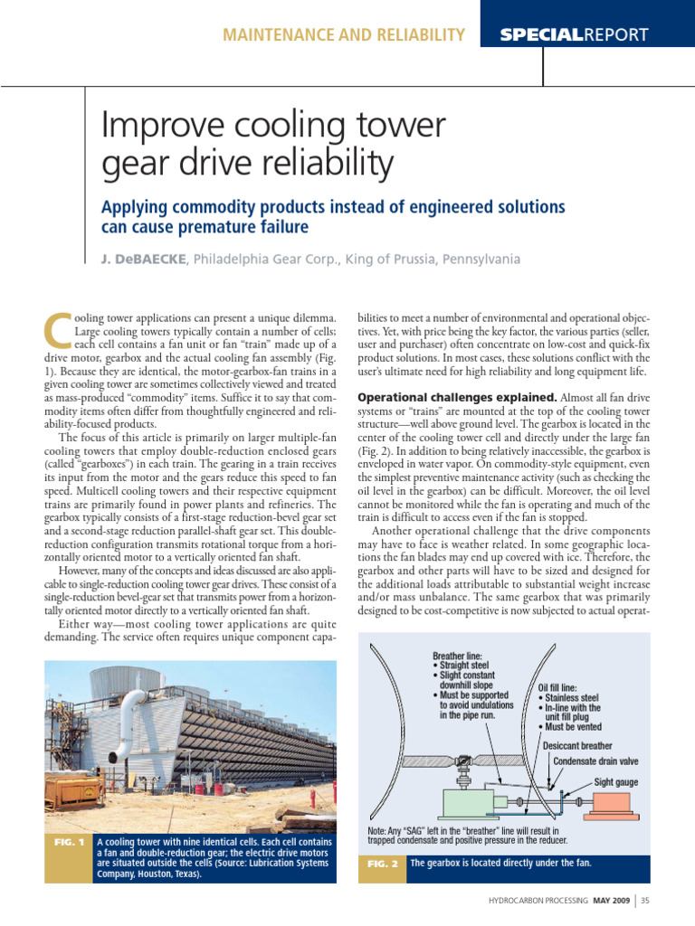 Improve Cooling Tower | PDF