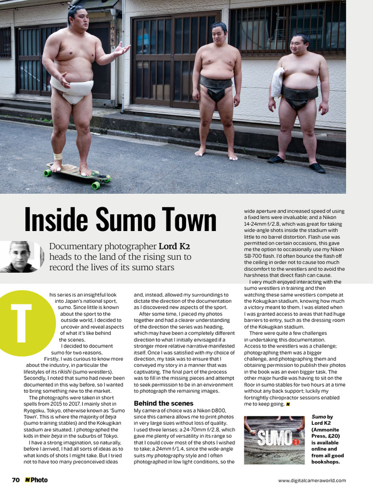 Inside Sumo Town: Documentary Photographer Heads To The Land of The Rising Sun To Record The ...