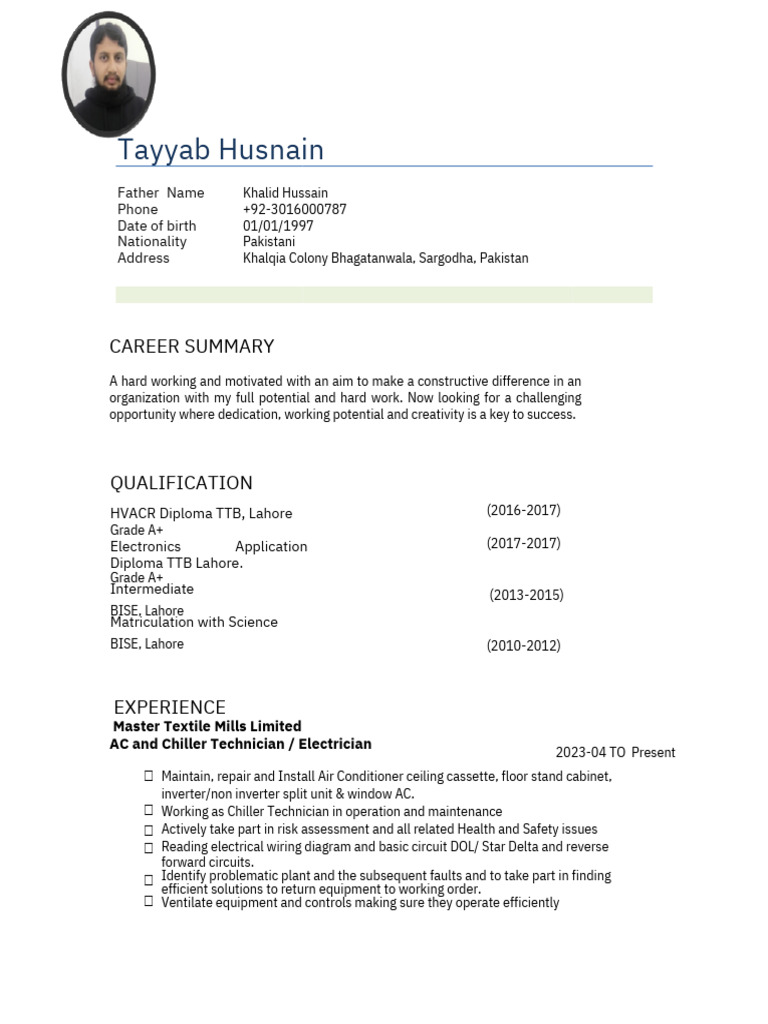 Tayyab CV 2023.pdf (1) | PDF