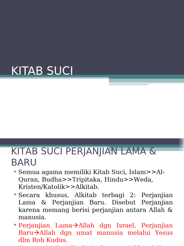 Kitab Suci New-1 | PDF