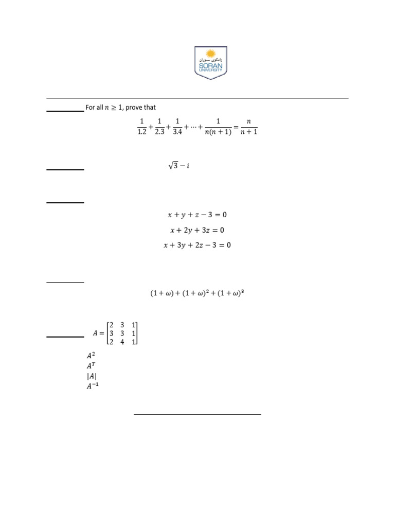 Final 2023-2024 Fall Season Finite Mathematics. | PDF