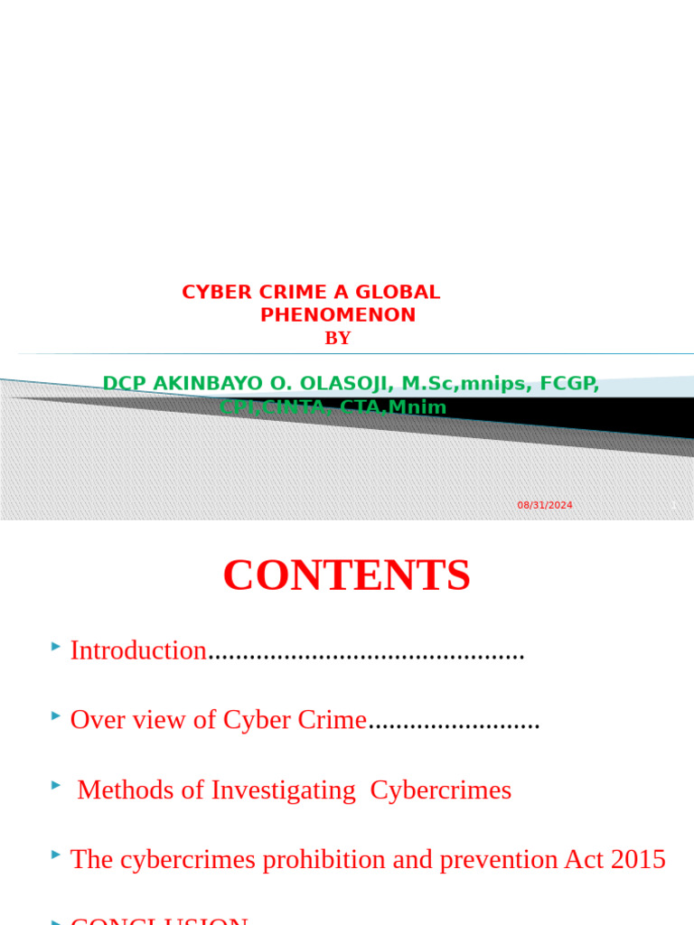 Cyber Crime | PDF