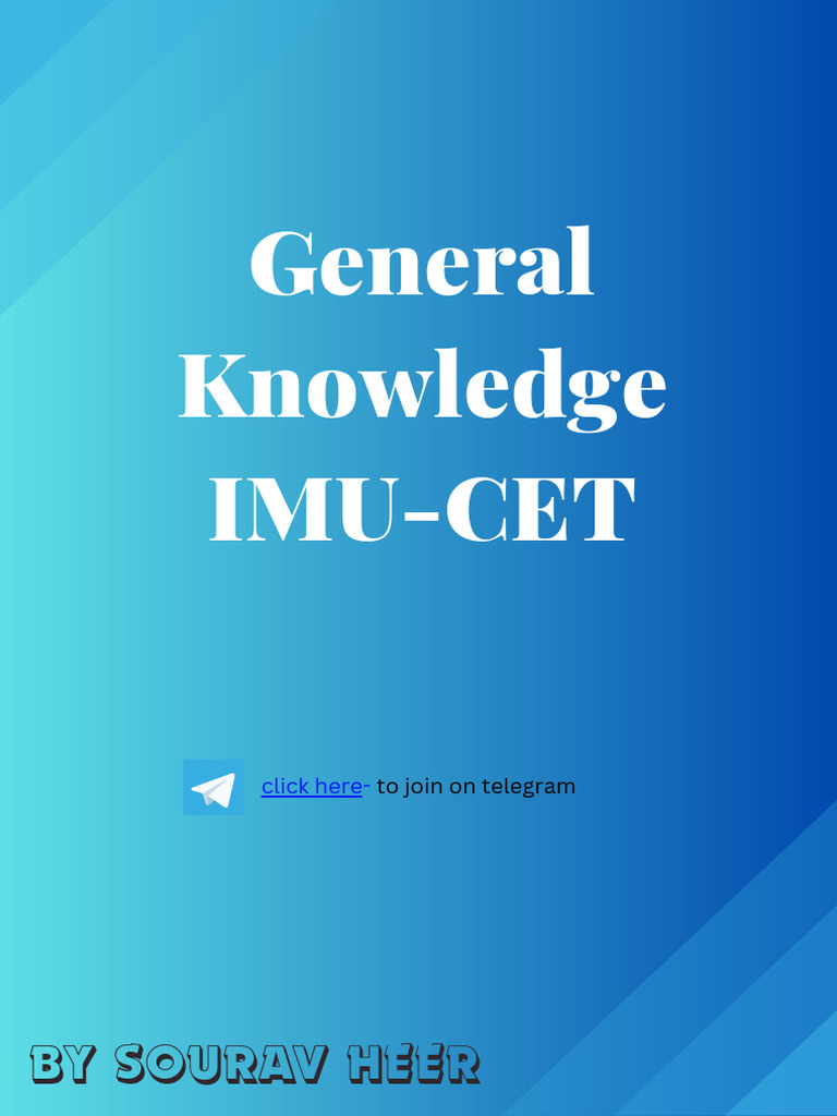 General Knowledge Questions Pdf