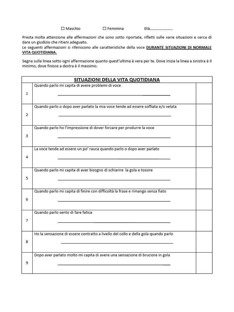 Protocollo VDIIFNPS Scala Continua | PDF