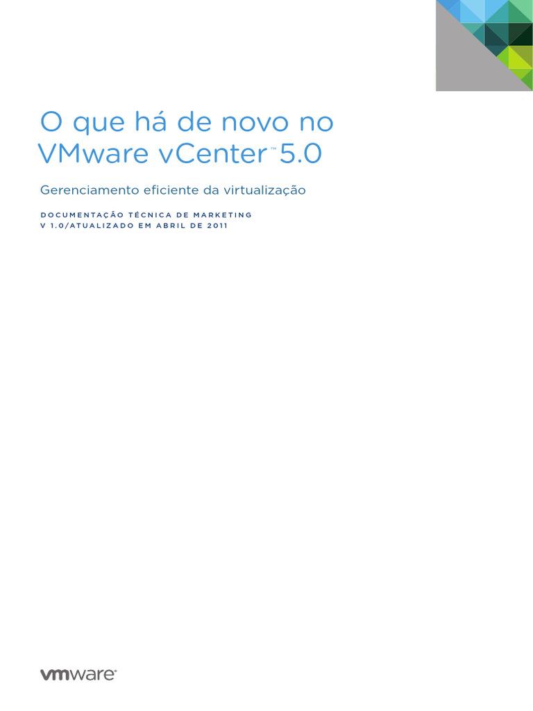 VMware What S New in VMware Vcenter Technical White Paper | PDF
