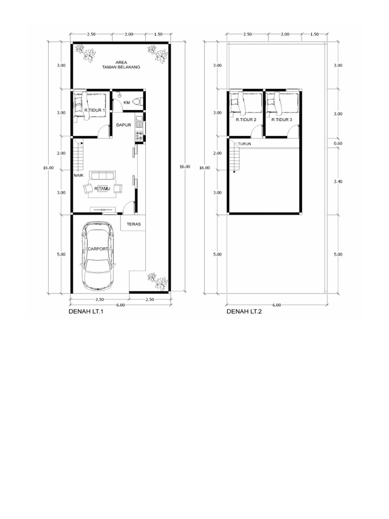 Denah Rumah Mezzanine | PDF