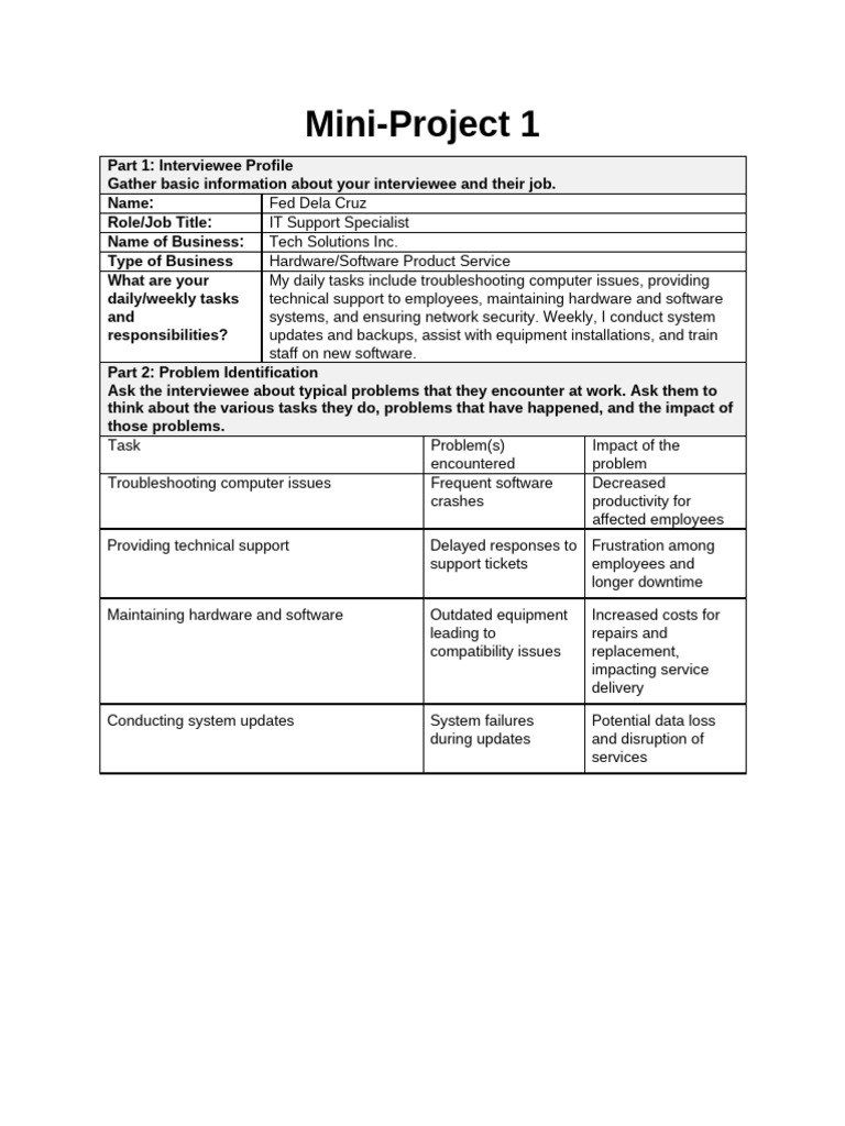 Mini-Project 1 | PDF