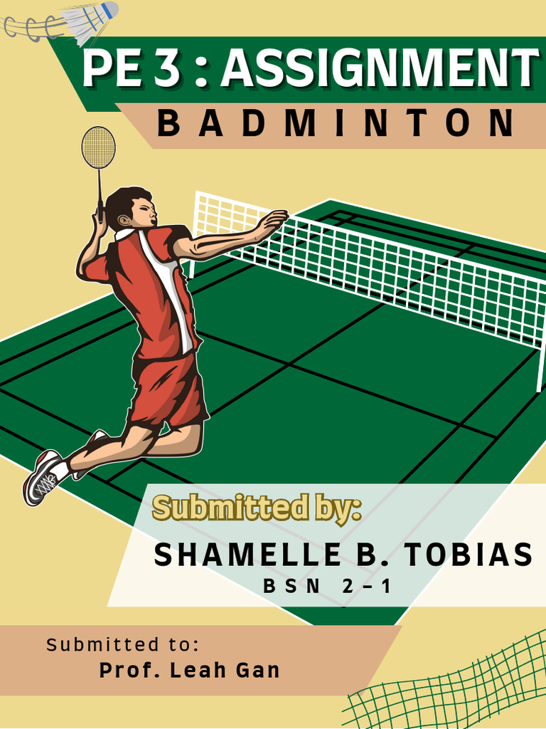 Tobias, Shamelle B. - BSN 2-1 - PE3 Assignment | PDF
