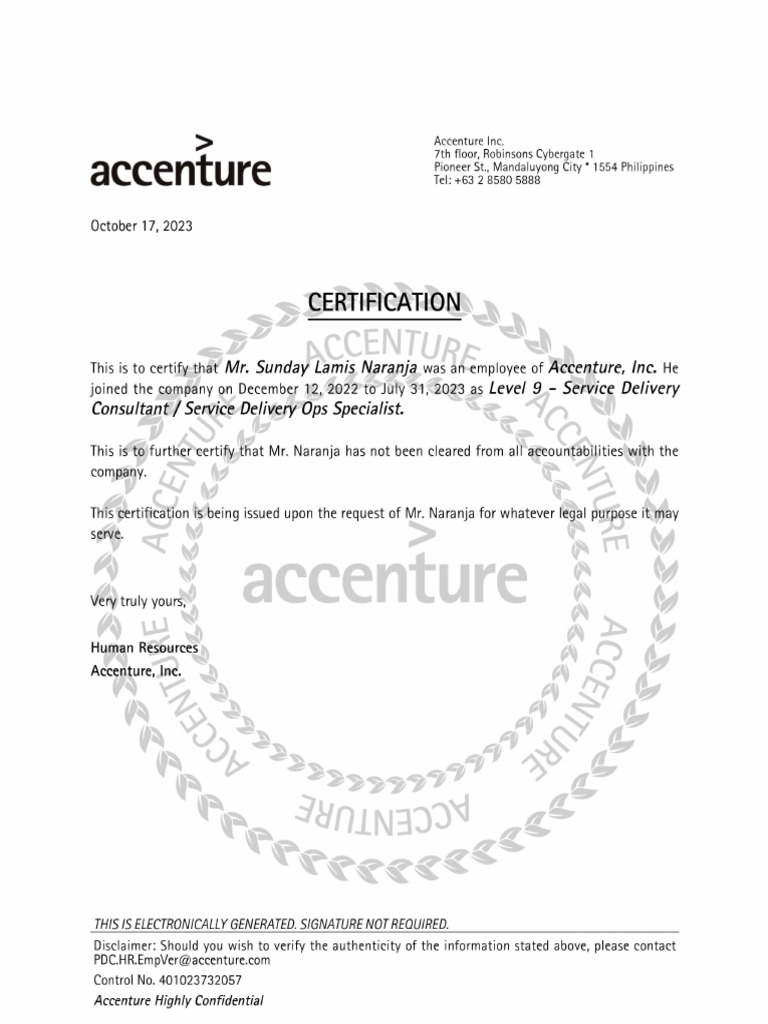 Coe Accenture | PDF