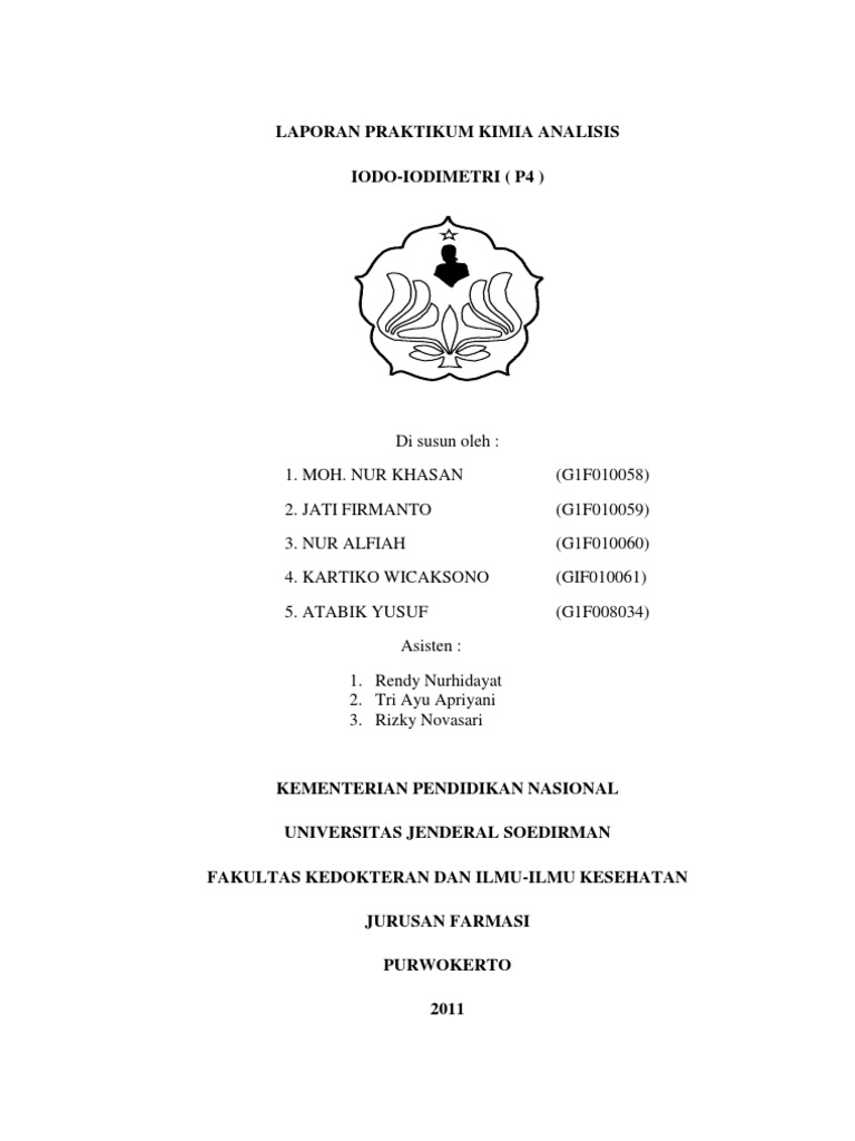 Laporan Iodo-Iodimetri Fix | PDF