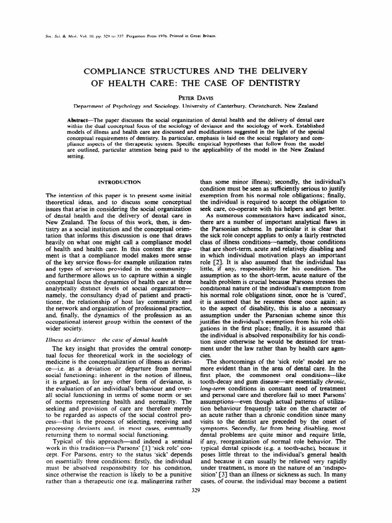 Compliance Structures and The Delivery | PDF