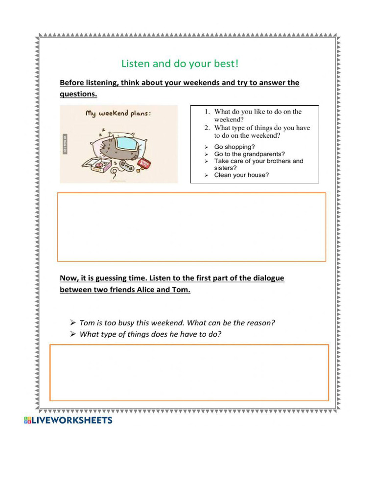 Household Chores Listening | PDF