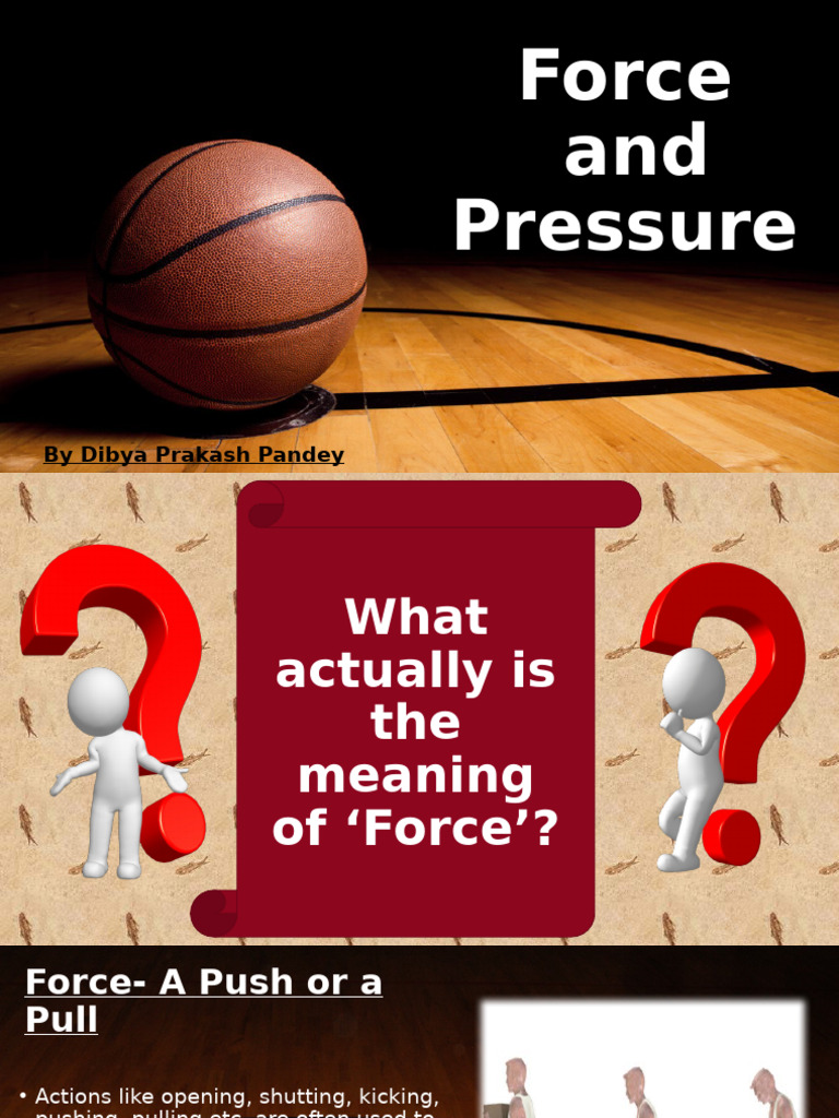 Force and pressure | PDF